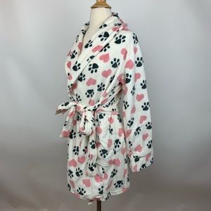 PJ Salvage | Intimates & Sleepwear | P J Salvage Heart Paw Print Belted ...